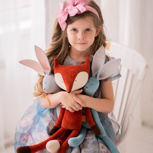 Fox, Orange Fox, Toy Fox, Handmade Toy, Toy for Kids, Gift for Kids ...