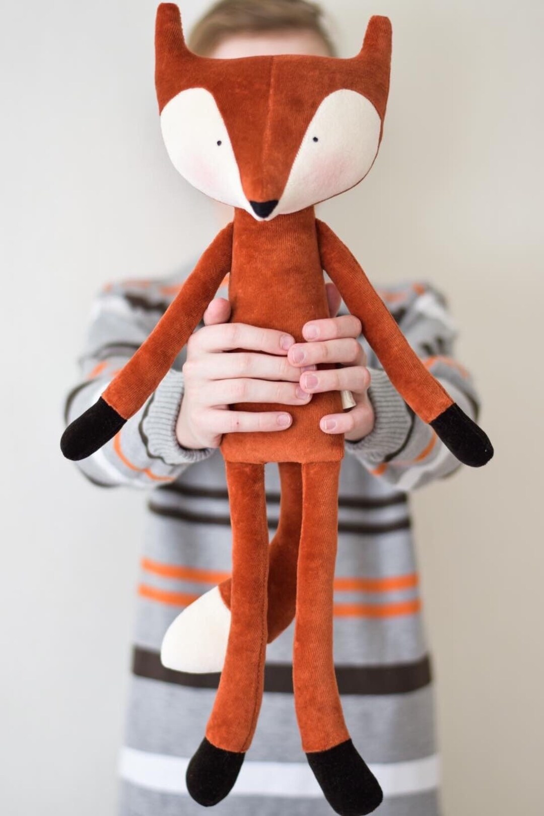 Fox, Orange Fox, Toy Fox, Handmade Toy, Toy for Kids, Gift for Kids ...