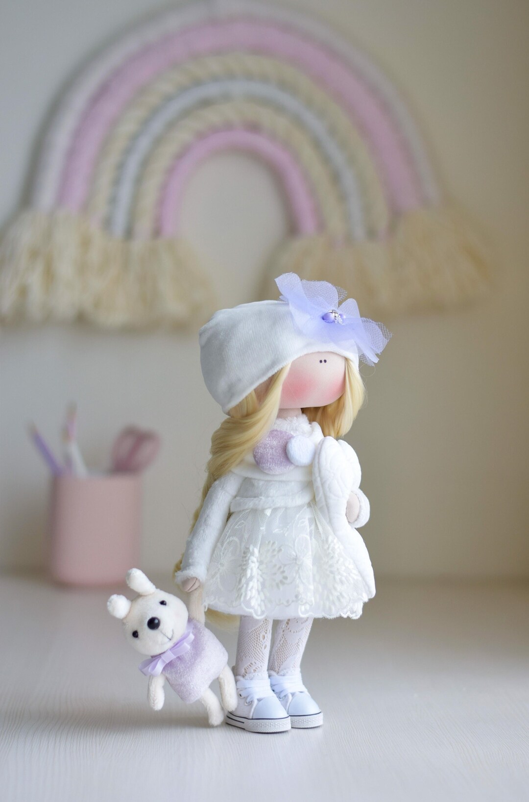 Handmade Interior Angel Doll, A Sweet and Gentle Keeper of the Hearth ...