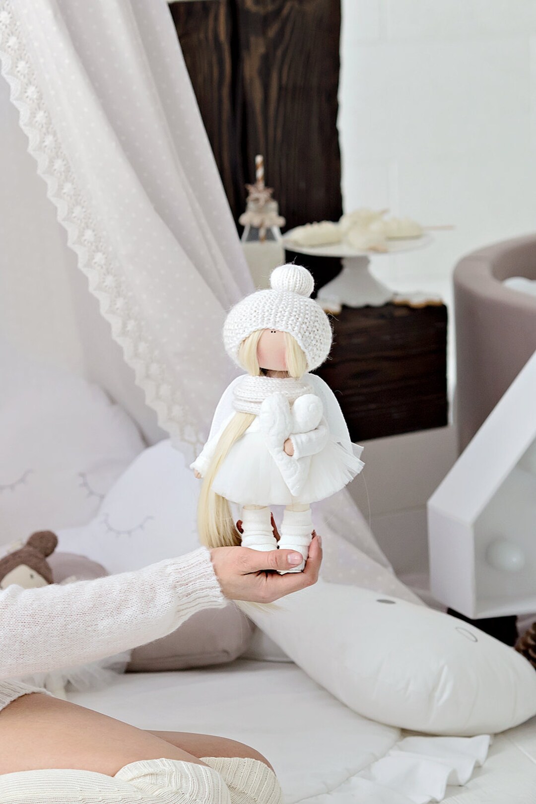 Angel Doll With a Heart, Little Angel Gift for Girl, Home Decor, Gift ...