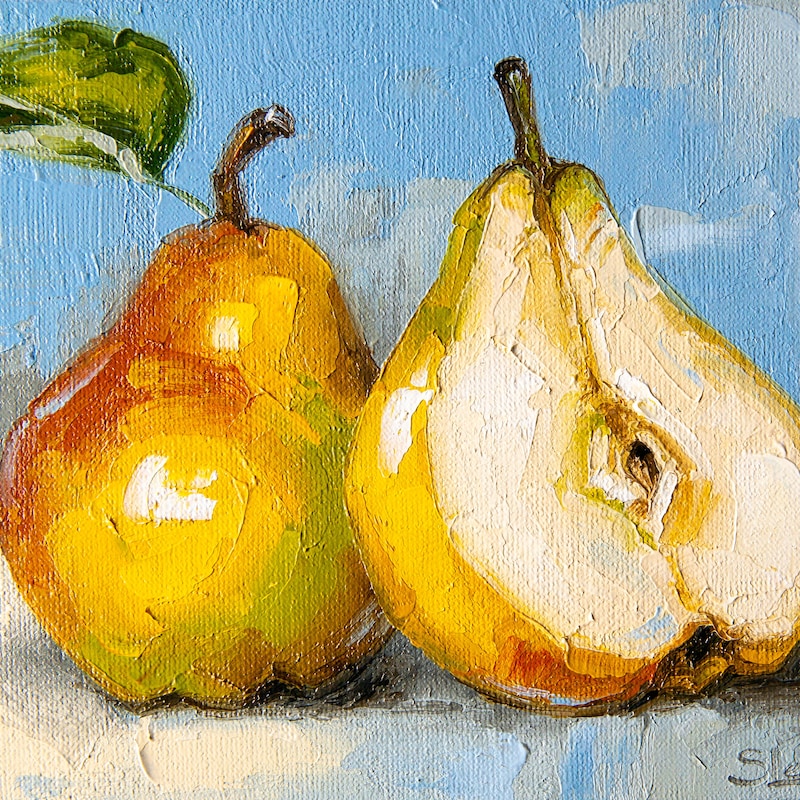 Pear Art - Etsy