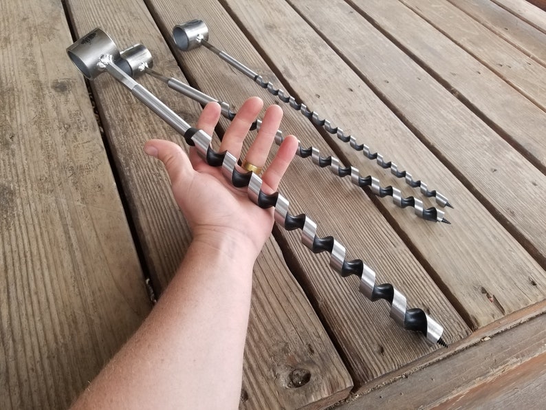 Extra Long Scotch Eyed Auger Sizes Range from 1 | Etsy