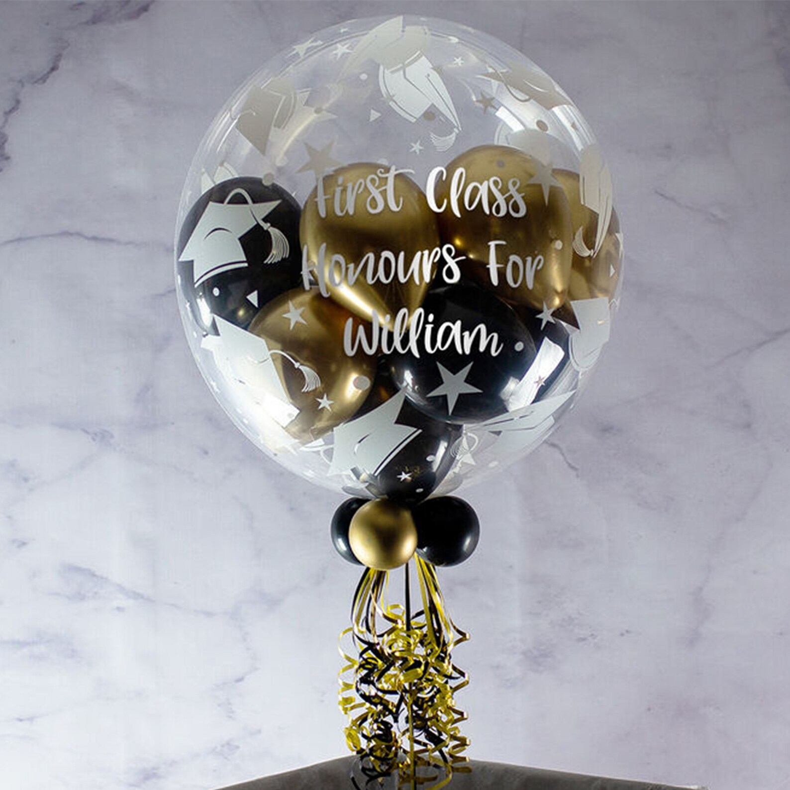 Personalised Graduation Bubble Balloon | Graduation Gift | Inflated ...
