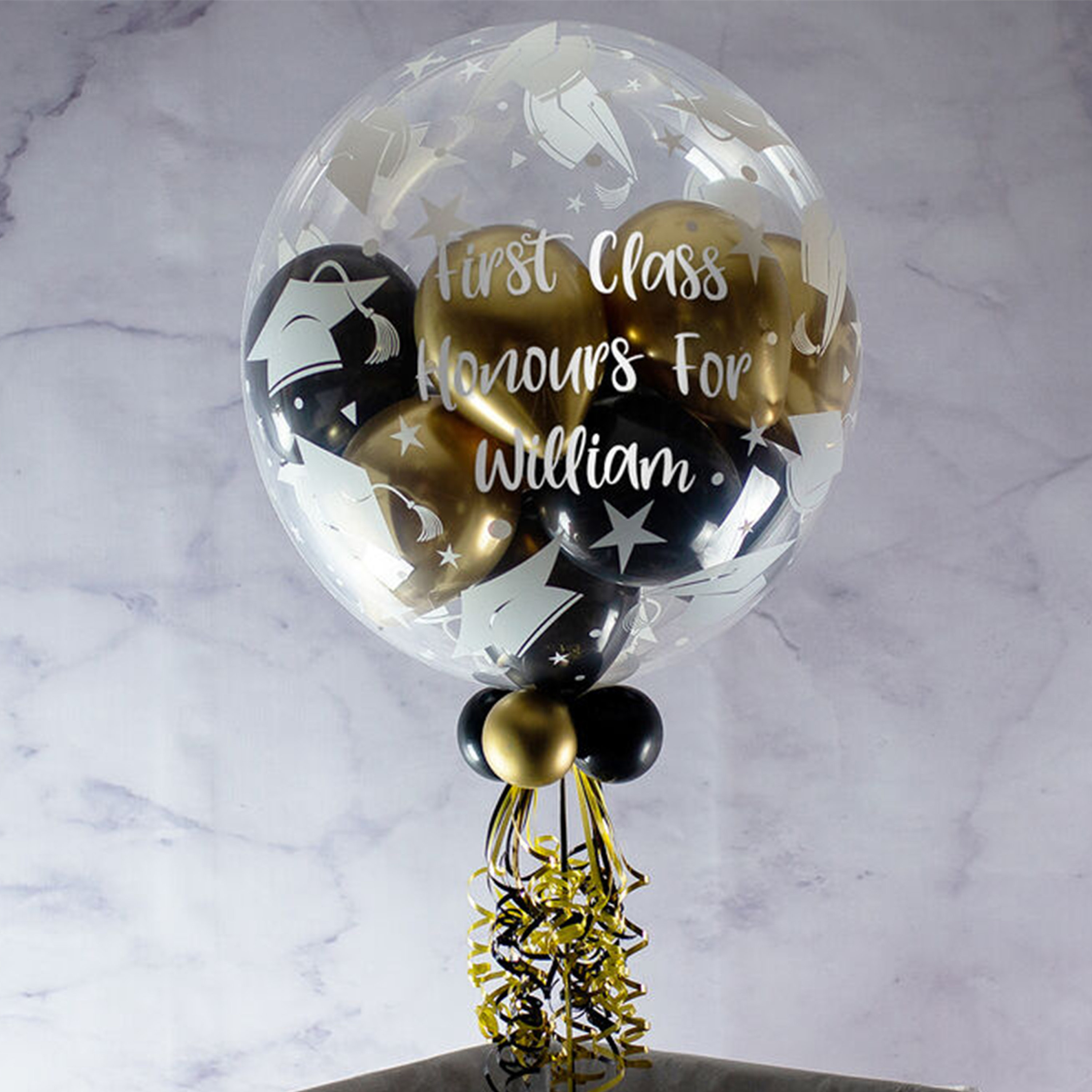 Personalised Graduation Bubble Balloon | Graduation Gift | Inflated ...