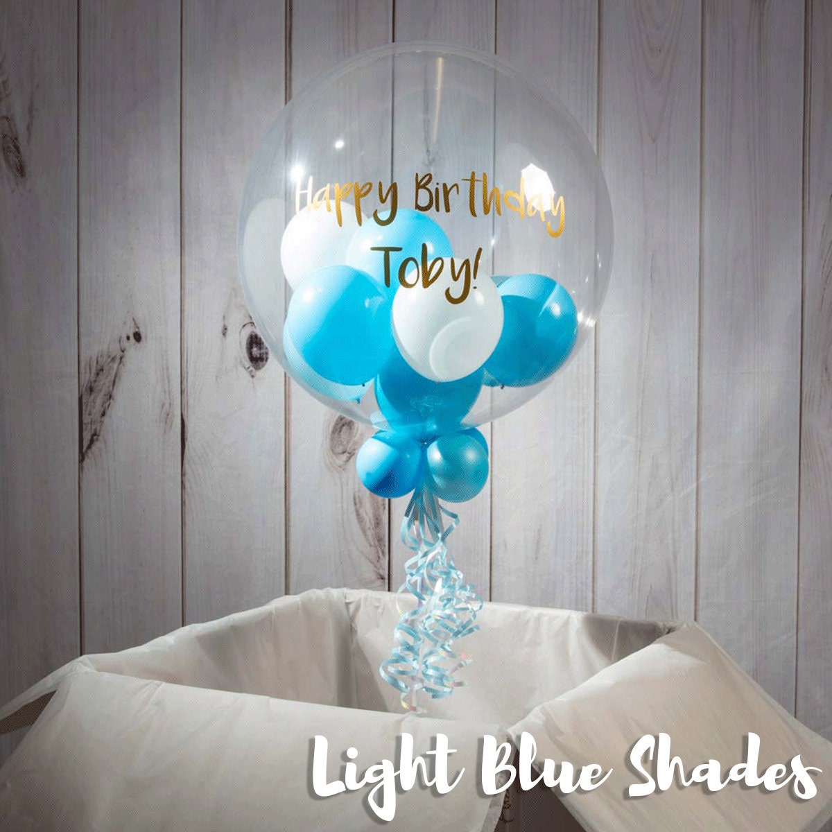 Personalised Baby Shower Balloon Personalised & Inflated | Etsy