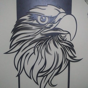 Bald Eagle 003 DXF File Good for CNC Plasma and Laser Cut - Etsy