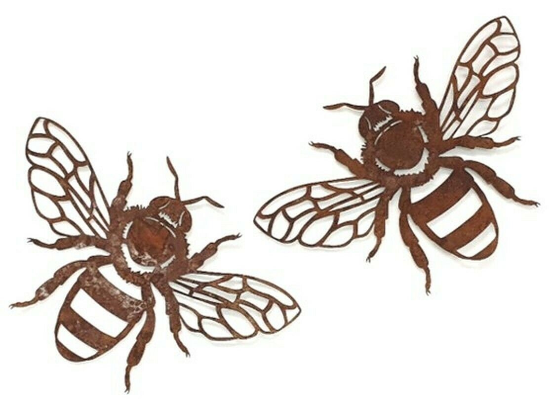 Bumble Bee Rustic Metal Hanging Wall Art Honey DXF File Good for CNC ...