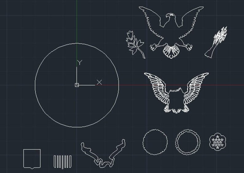 United States US Army Logo (11 Layes) DXF Files Good for CNC Plasma and ...