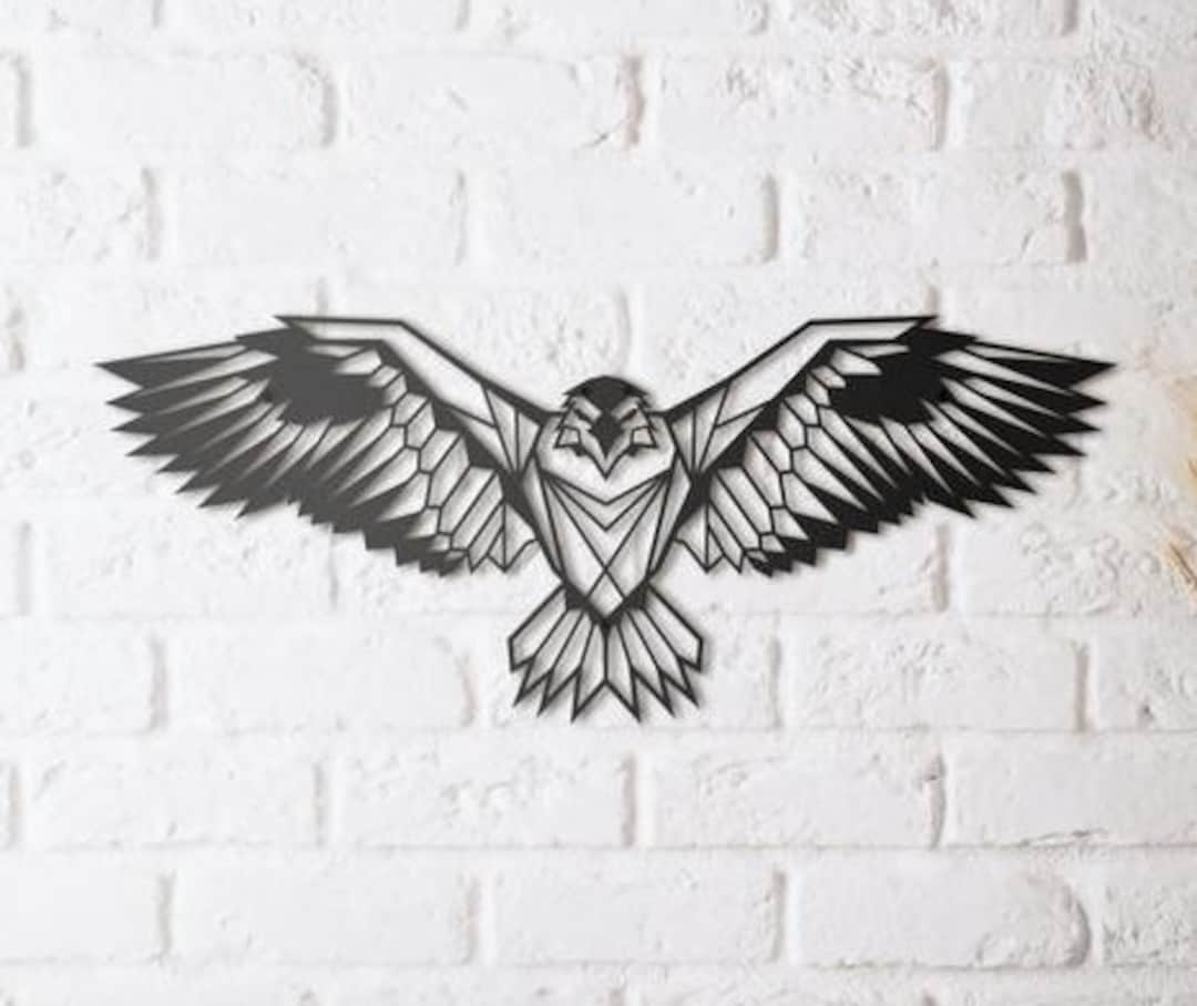 Hawk Bird Geometric DXF File Good for CNC Plasma and Laser Cut - Etsy