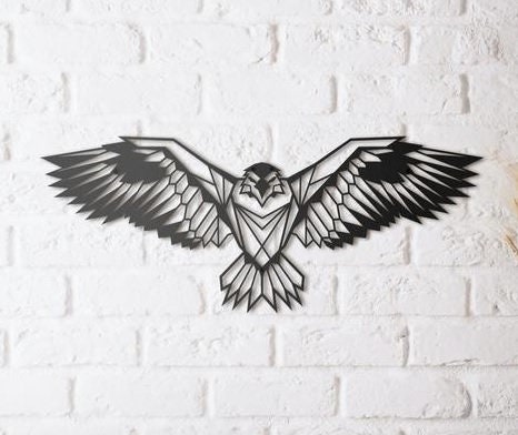 Hawk Bird Geometric DXF File Good for CNC Plasma and Laser Cut - Etsy