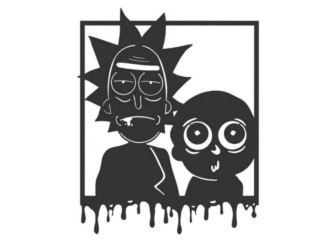 Rick and Morty 2 DXF File Good for CNC Plasma and Laser Cut - Etsy