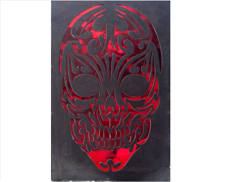 Death's Head 002 DXF File Good for CNC Plasma and Laser Cut - Etsy