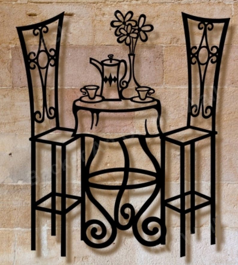 Tea-time 001 DXF File Good for CNC Plasma and Laser Cut - Etsy