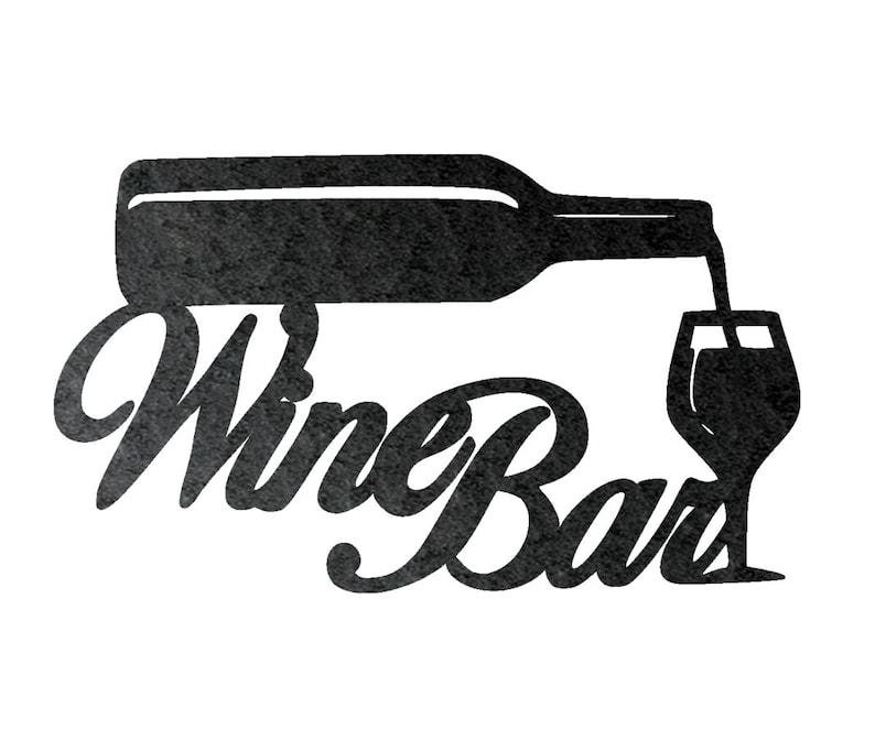 Wine Bar DXF File Good for CNC Plasma and Laser Cut - Etsy