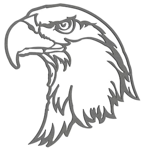 Bald Eagle 002 DXF File Good for CNC Plasma and Laser Cut - Etsy