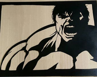 Hulk Dxf File - Etsy