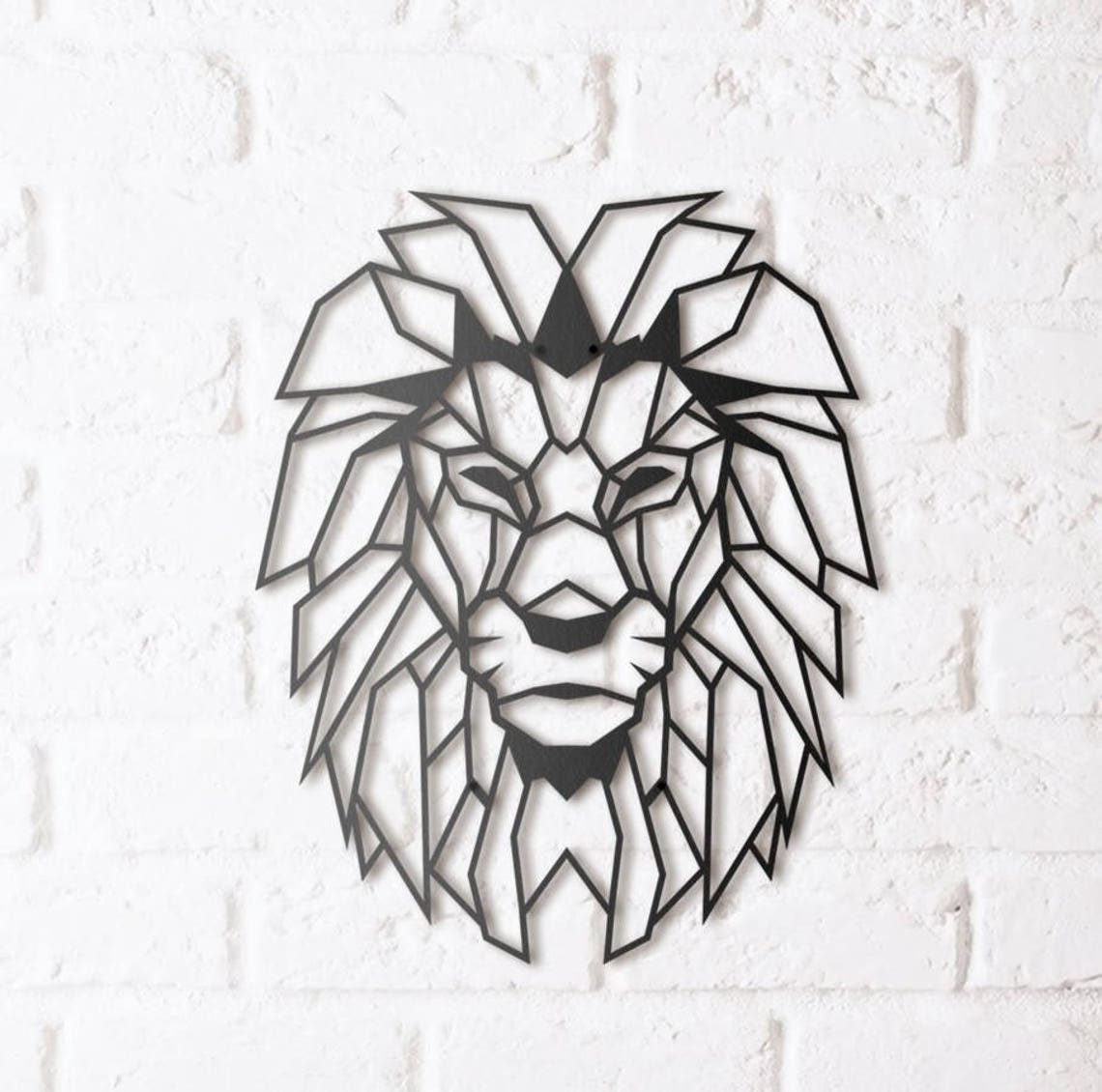 Lion 002 DXF File Good for CNC Plasma and Laser Cut - Etsy