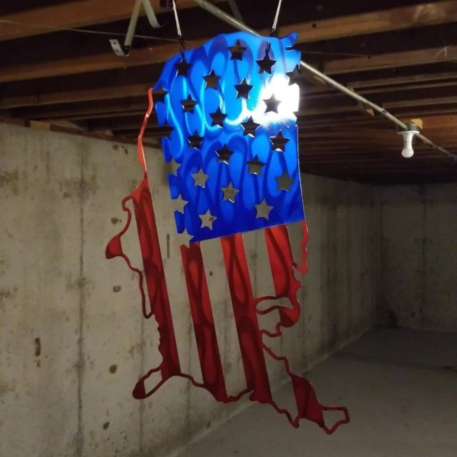 American Flag & Map 001 DXF File Good for CNC Plasma and Laser Cut - Etsy