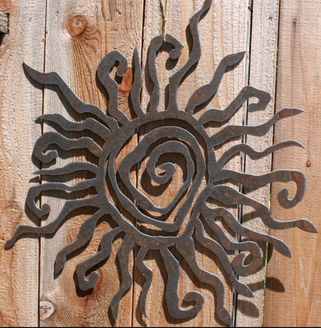 Spiral SUN 001 DXF File Good for CNC Plasma and Laser Cut - Etsy