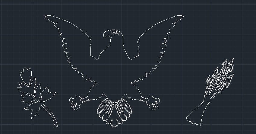 United States US Army Logo (11 Layes) DXF Files Good for CNC Plasma and ...