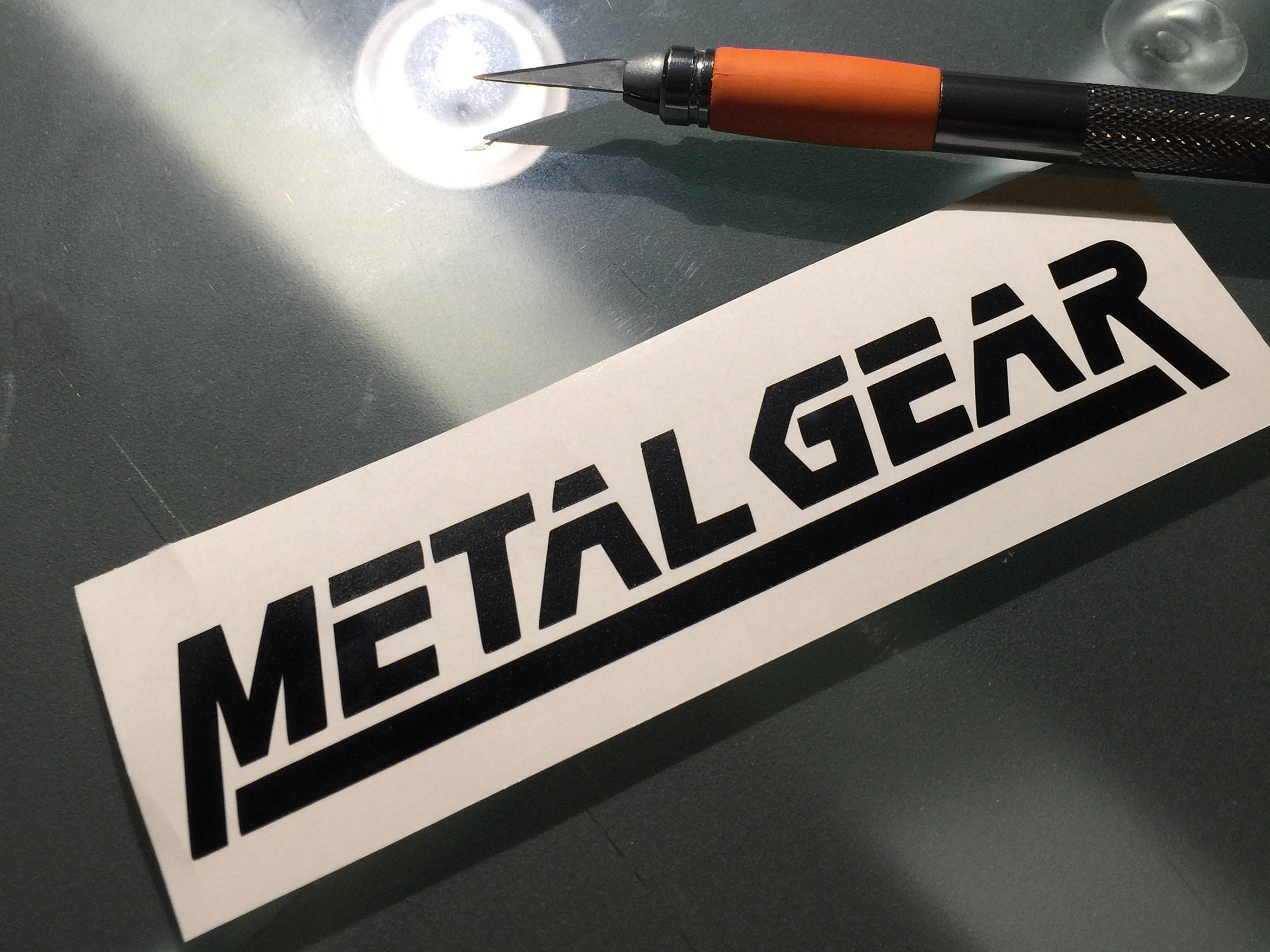 Metal Gear Logo Vinyl Decal - Etsy