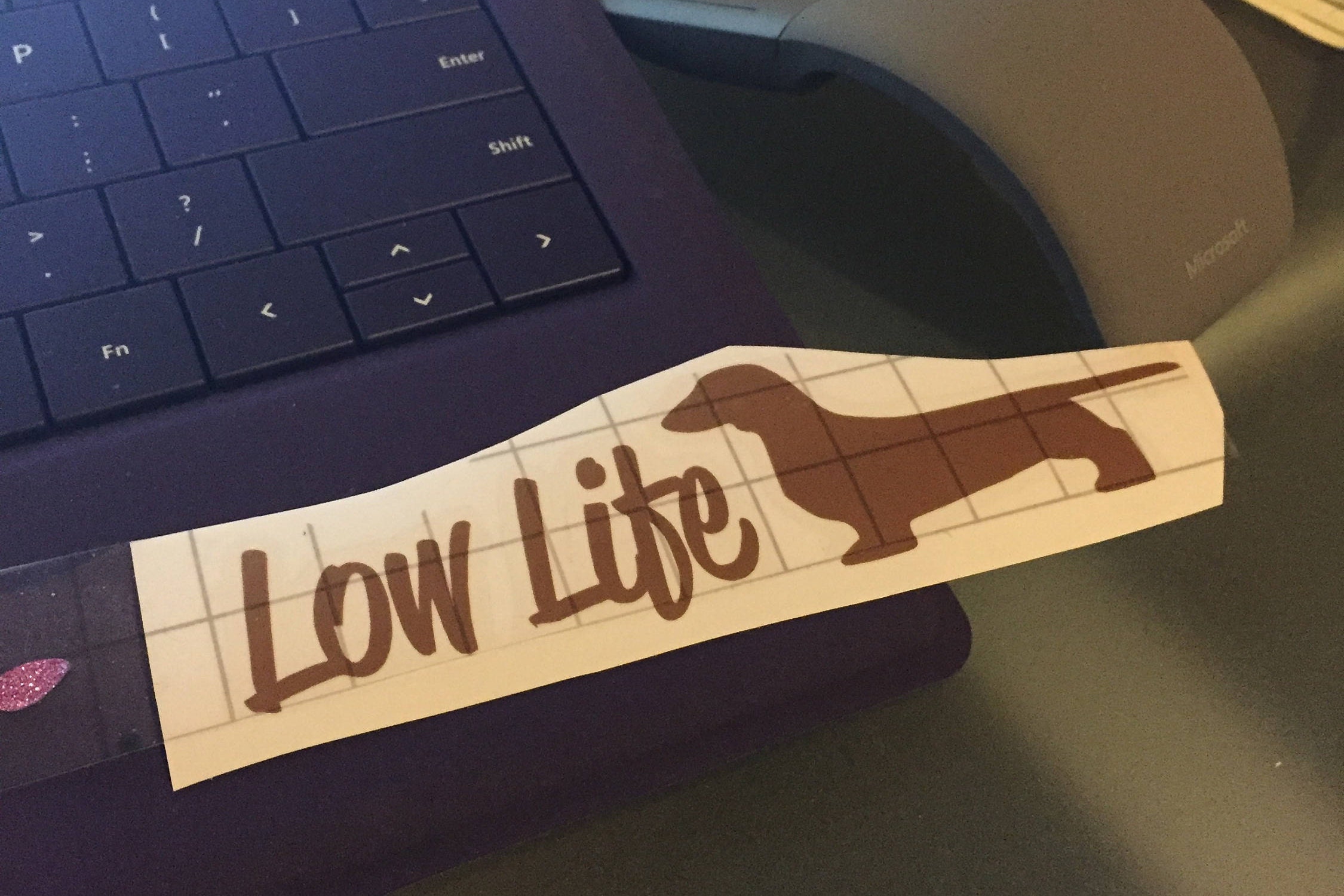Dachshund Low Life Vinyl Decal - Etsy