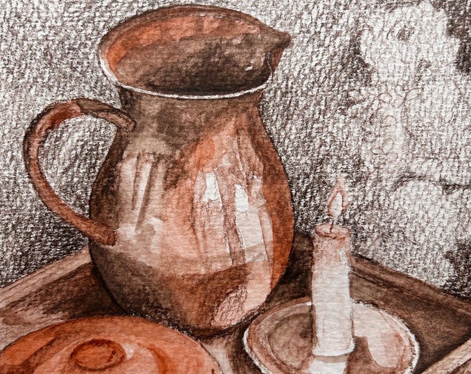 Wine Grapes Still Life Original Pencil Drawing Wall Art - Etsy Canada