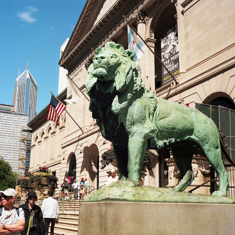 Chicago Lion Statue - Etsy