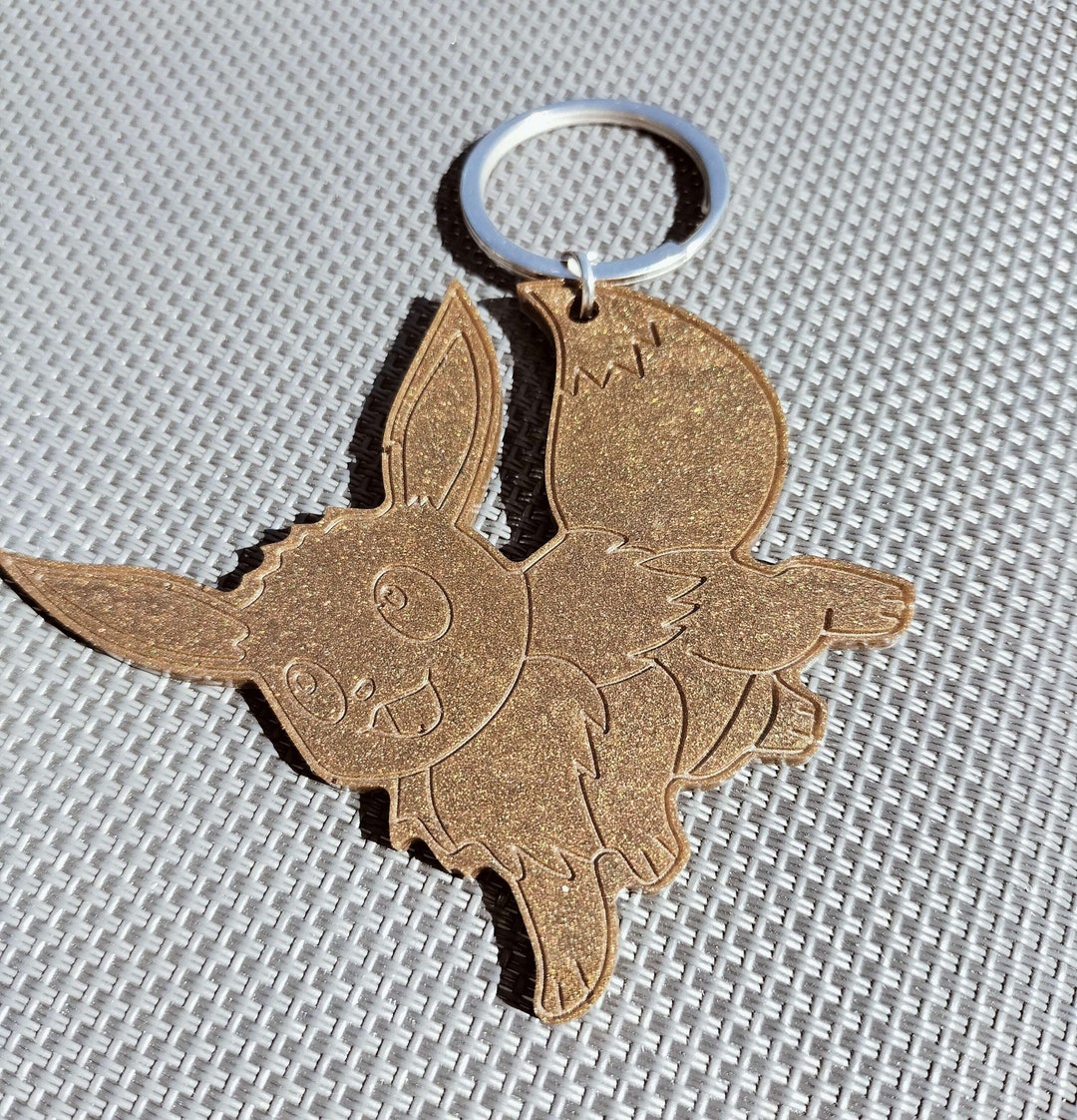 Pokemon Keychain Eevee - Etsy