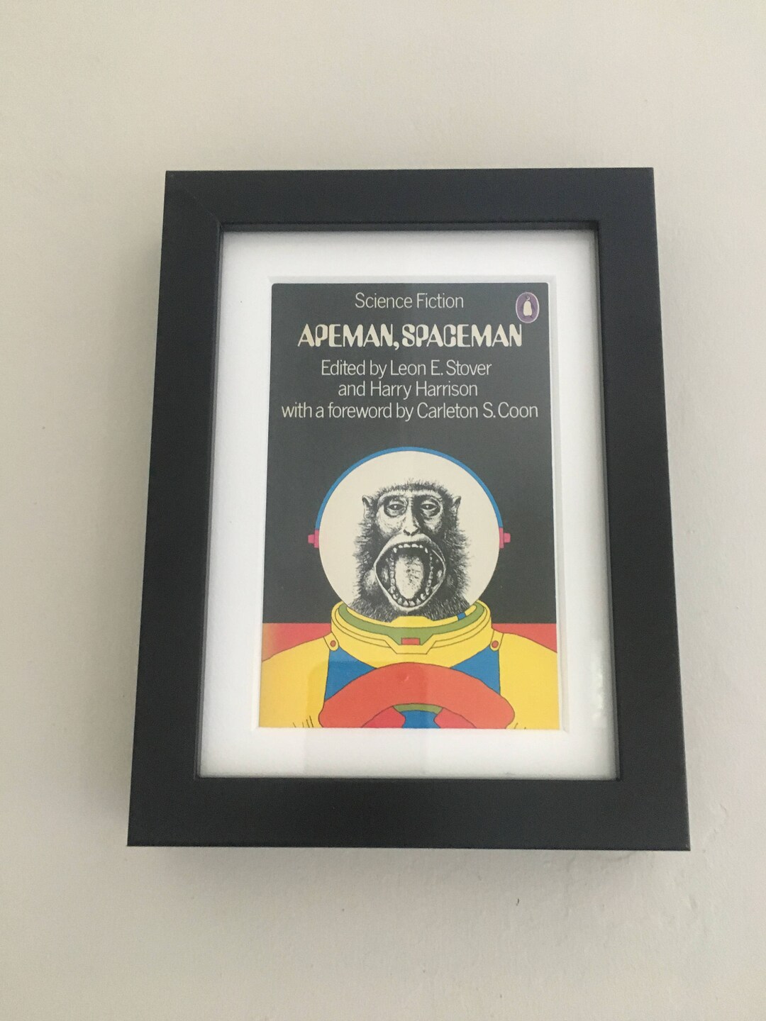 Classic Penguin Science Fiction Book Cover Print Framed - Etsy