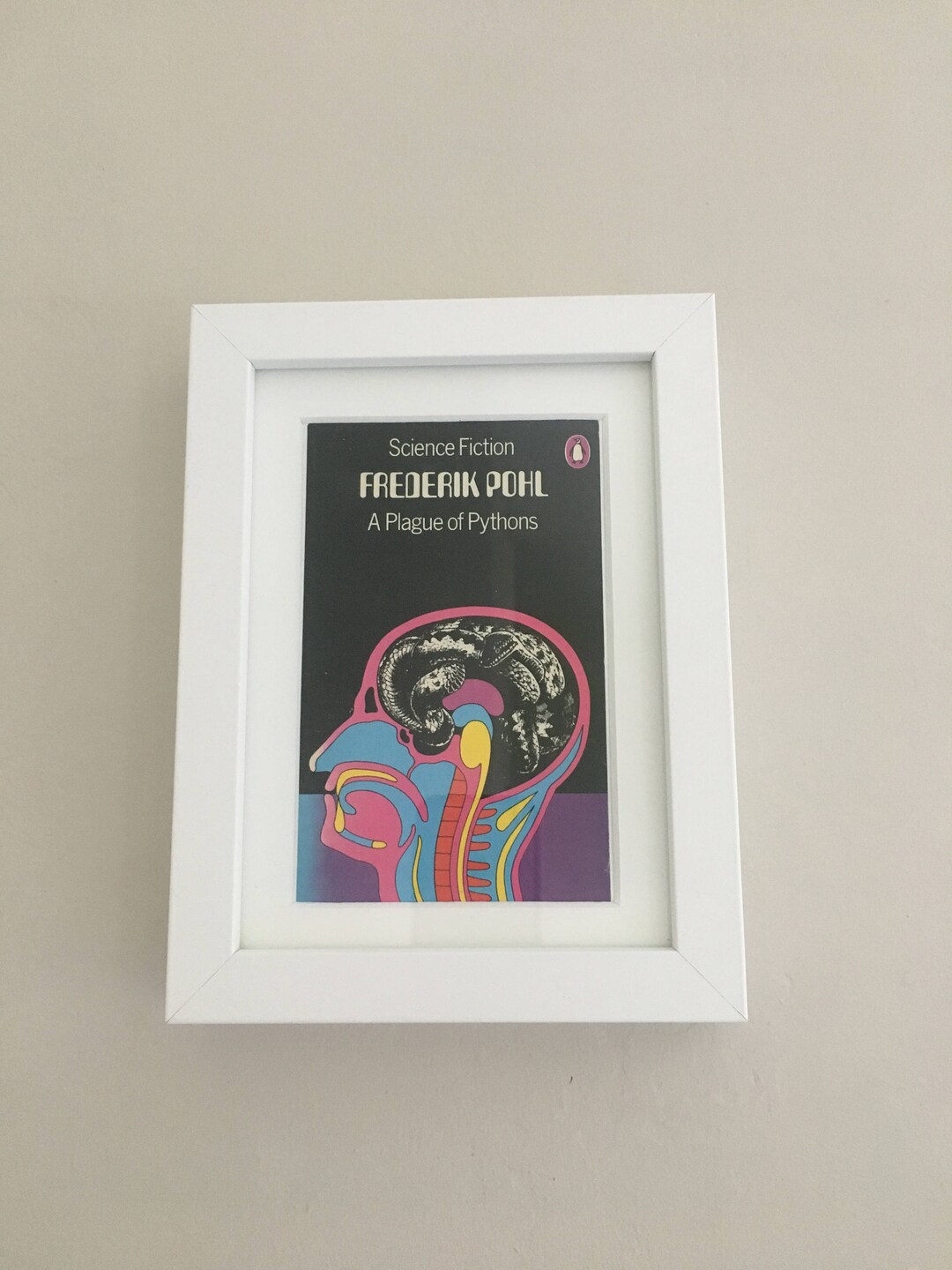 Classic Penguin Science Fiction Book Cover Print Framed A Plague of ...