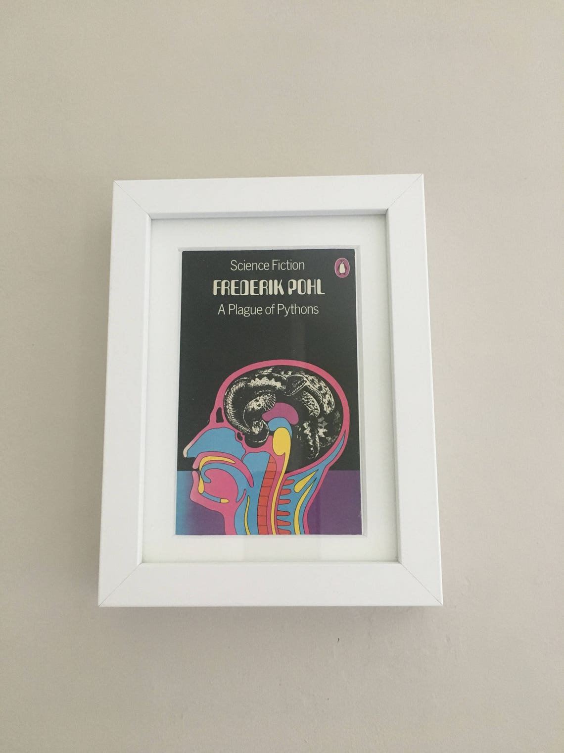 Classic Penguin Science Fiction Book Cover Print Framed A Plague of ...