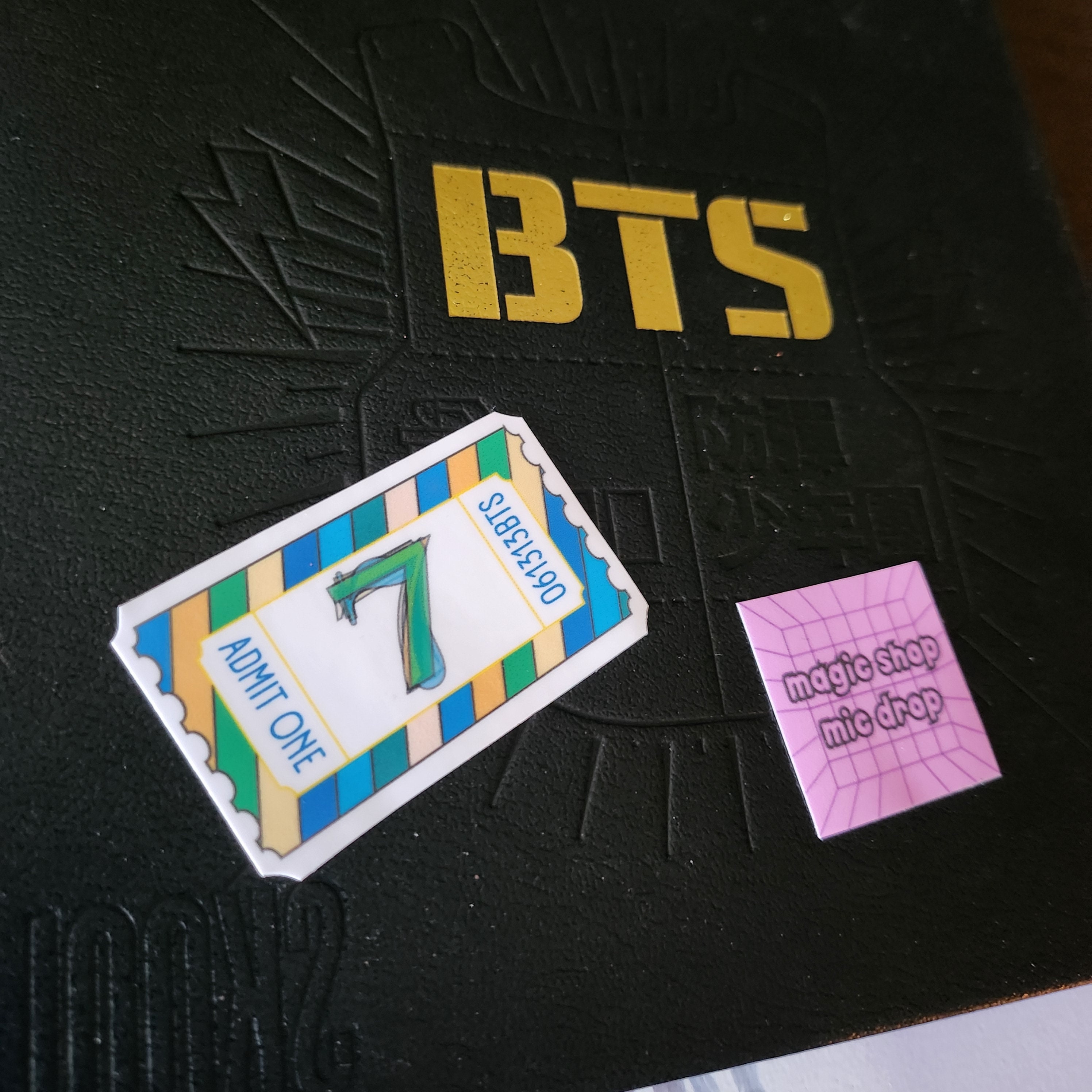BTS Bangtan Sonyeondan Boys Inspired Stickers Vinyl Waterproof Water ...