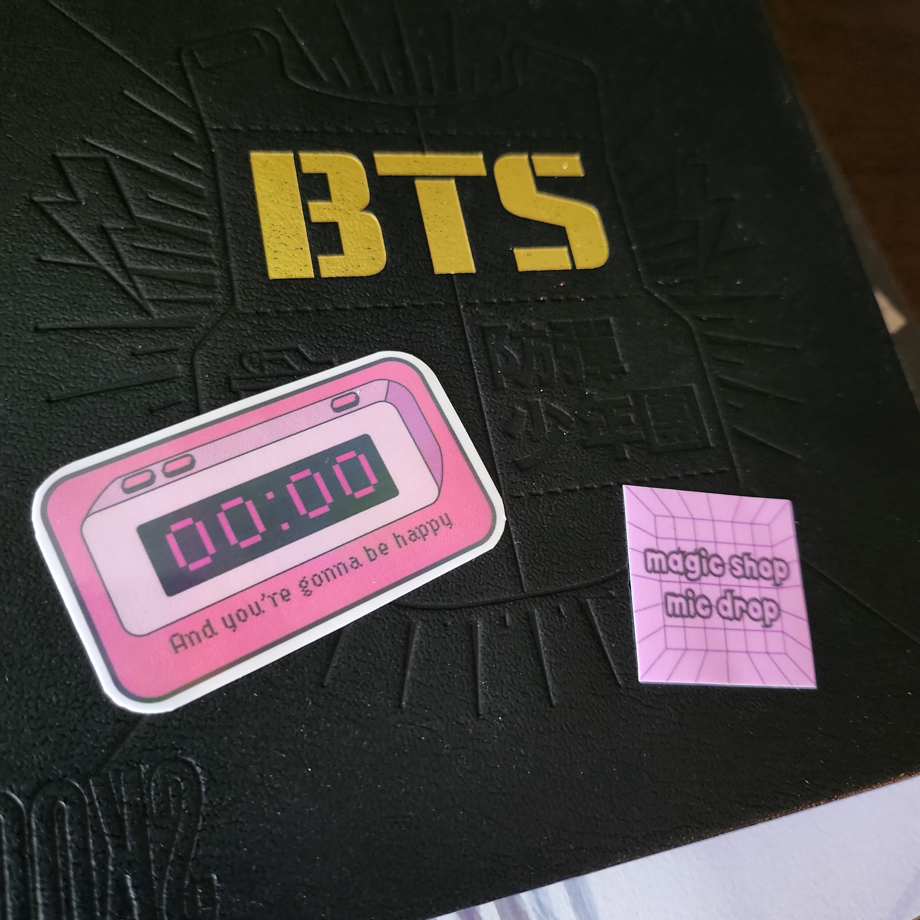 BTS Bangtan Sonyeondan Boys Inspired Stickers Vinyl Waterproof Water ...