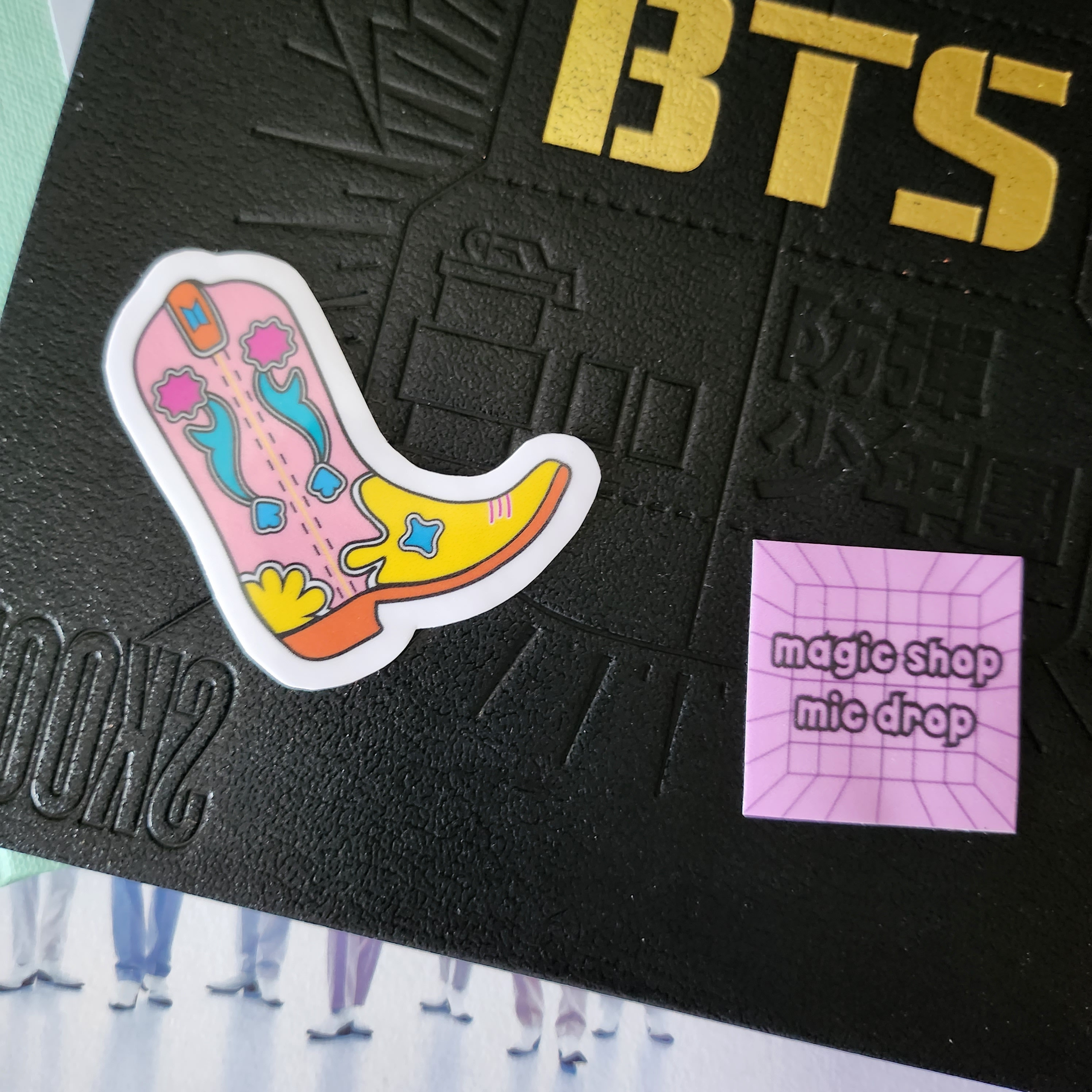 BTS Bangtan Sonyeondan Boys Inspired Stickers Vinyl Waterproof Water ...