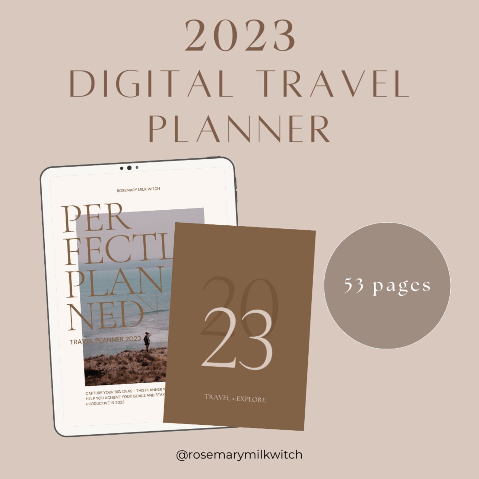 Digital Travel Journal | Travel Planner | Vacation Planner | Travel ...