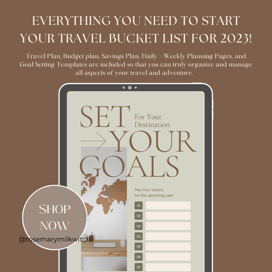 Digital Travel Journal | Travel Planner | Vacation Planner | Travel ...