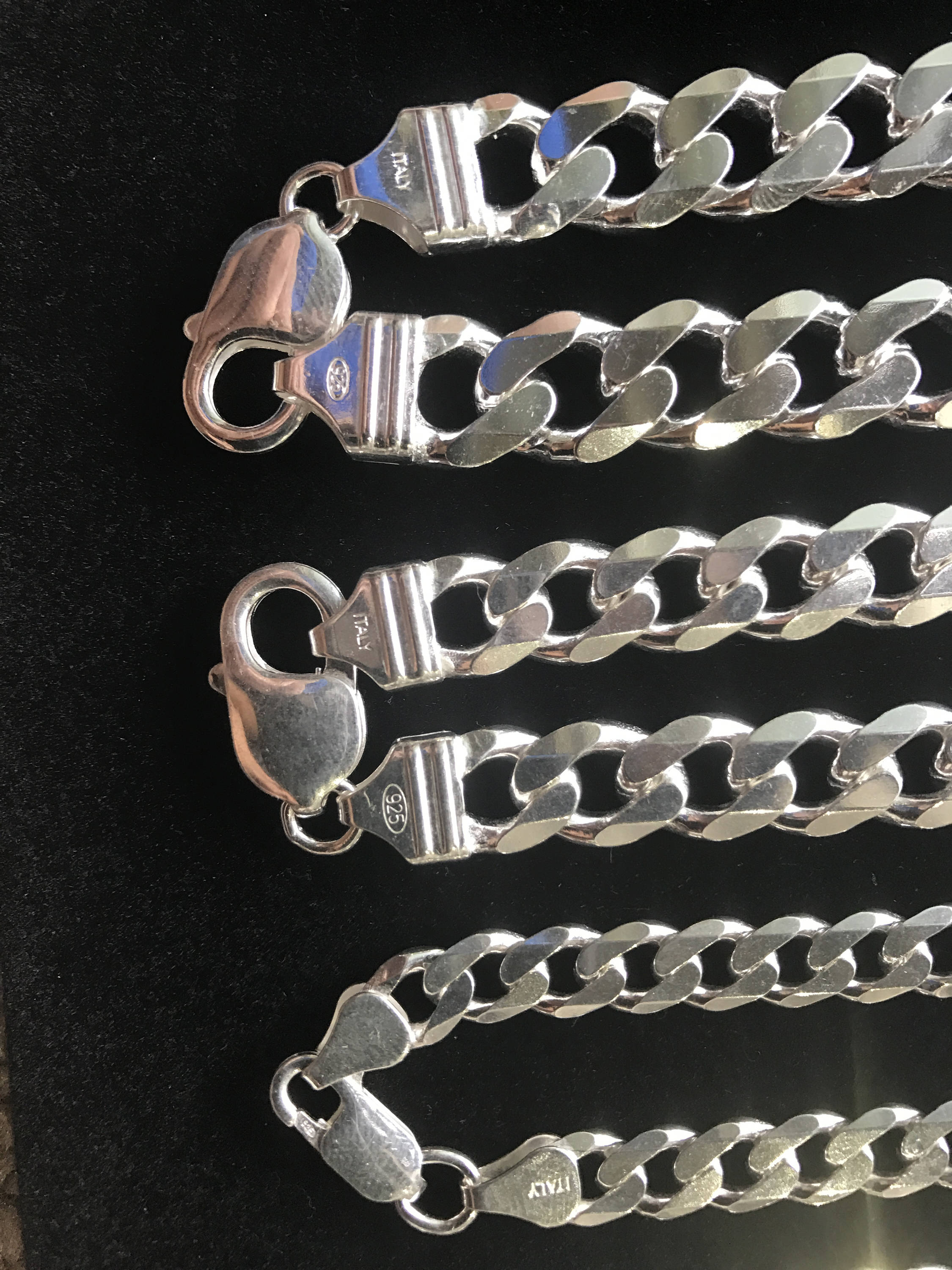 New High Quality Solid Genuine 925 Sterling Silver Cuban Link - Etsy