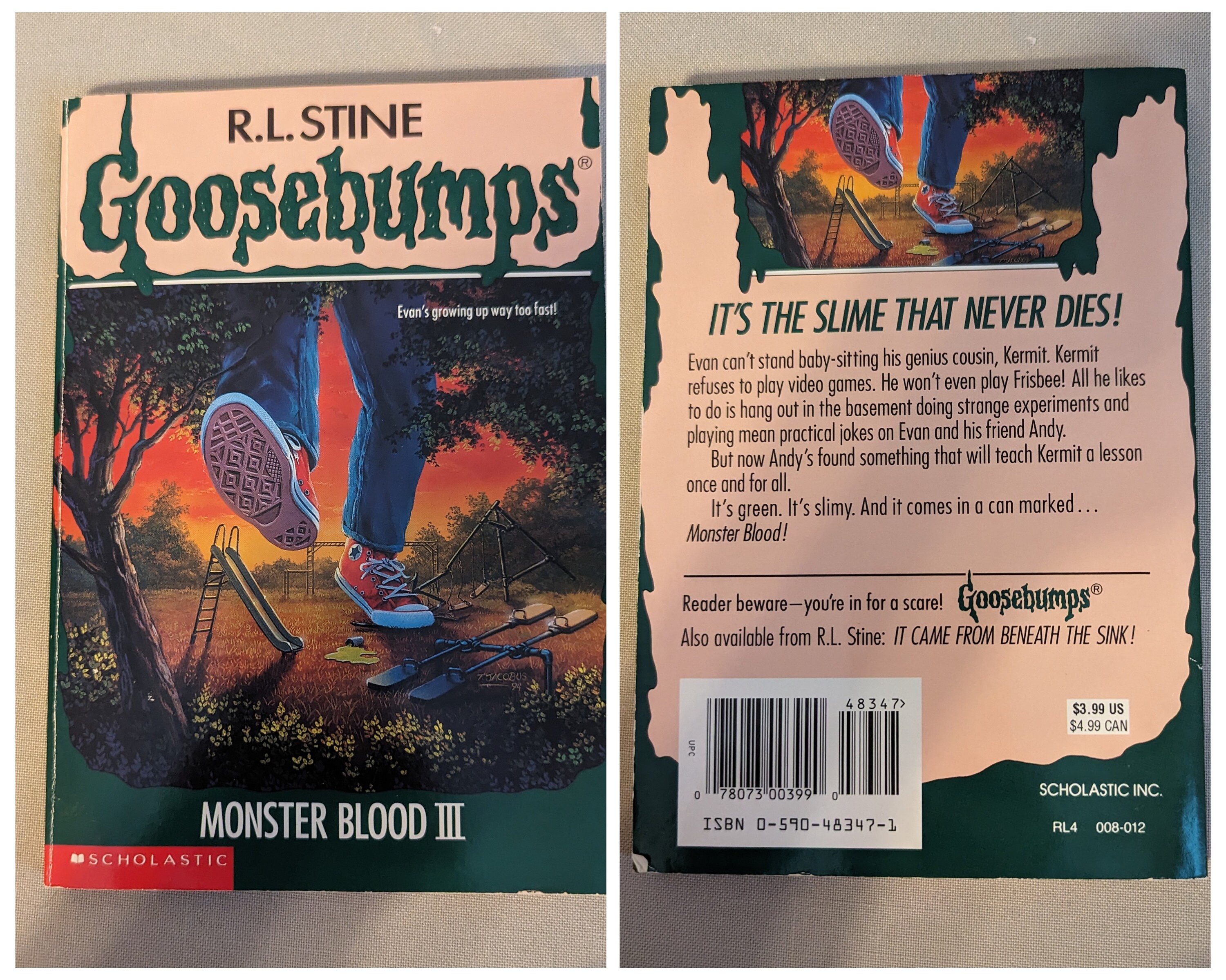 R.L. Stine Goosebumps Book Set - Etsy
