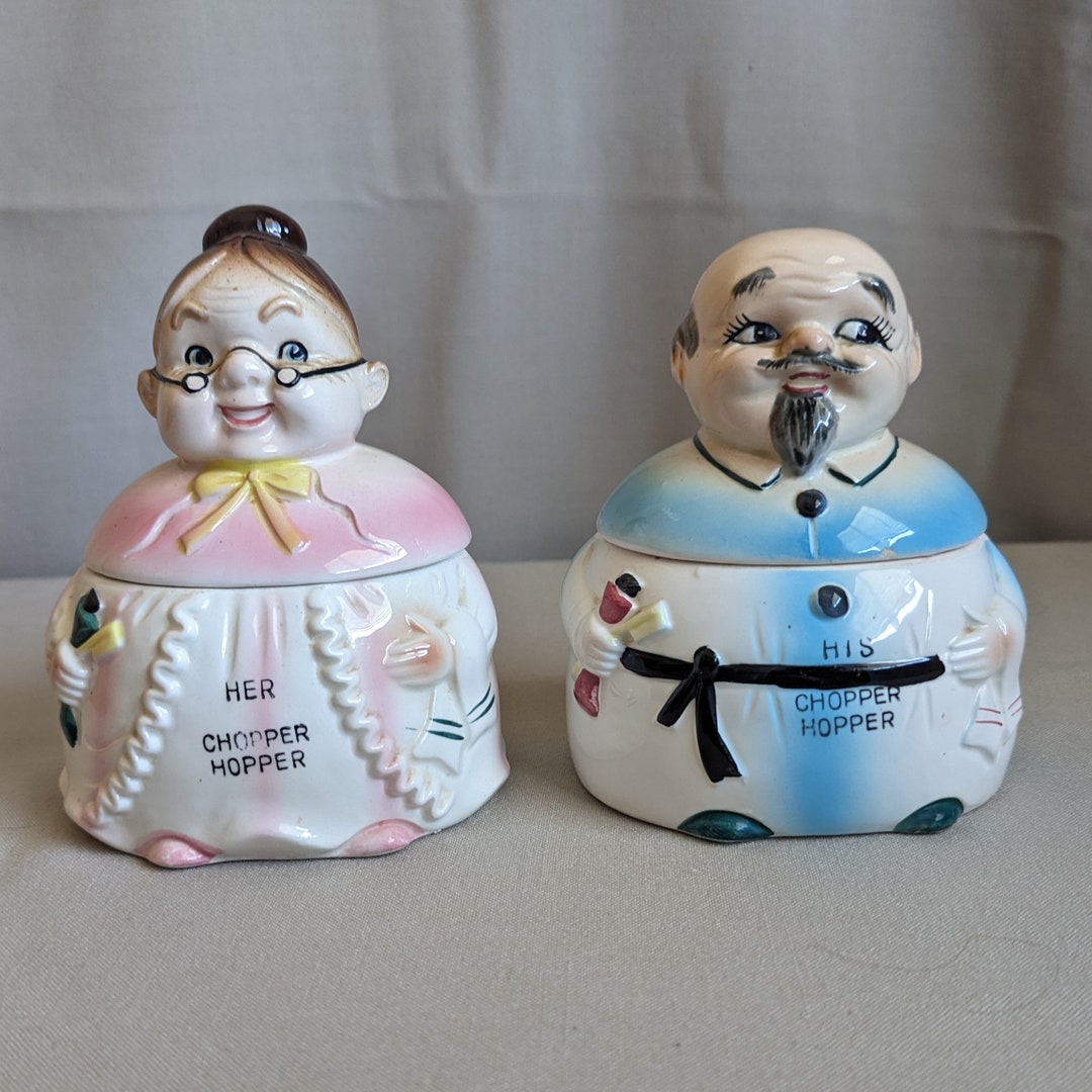 His and Her Chopper Hopper Denture Cleaning Caddy - Etsy