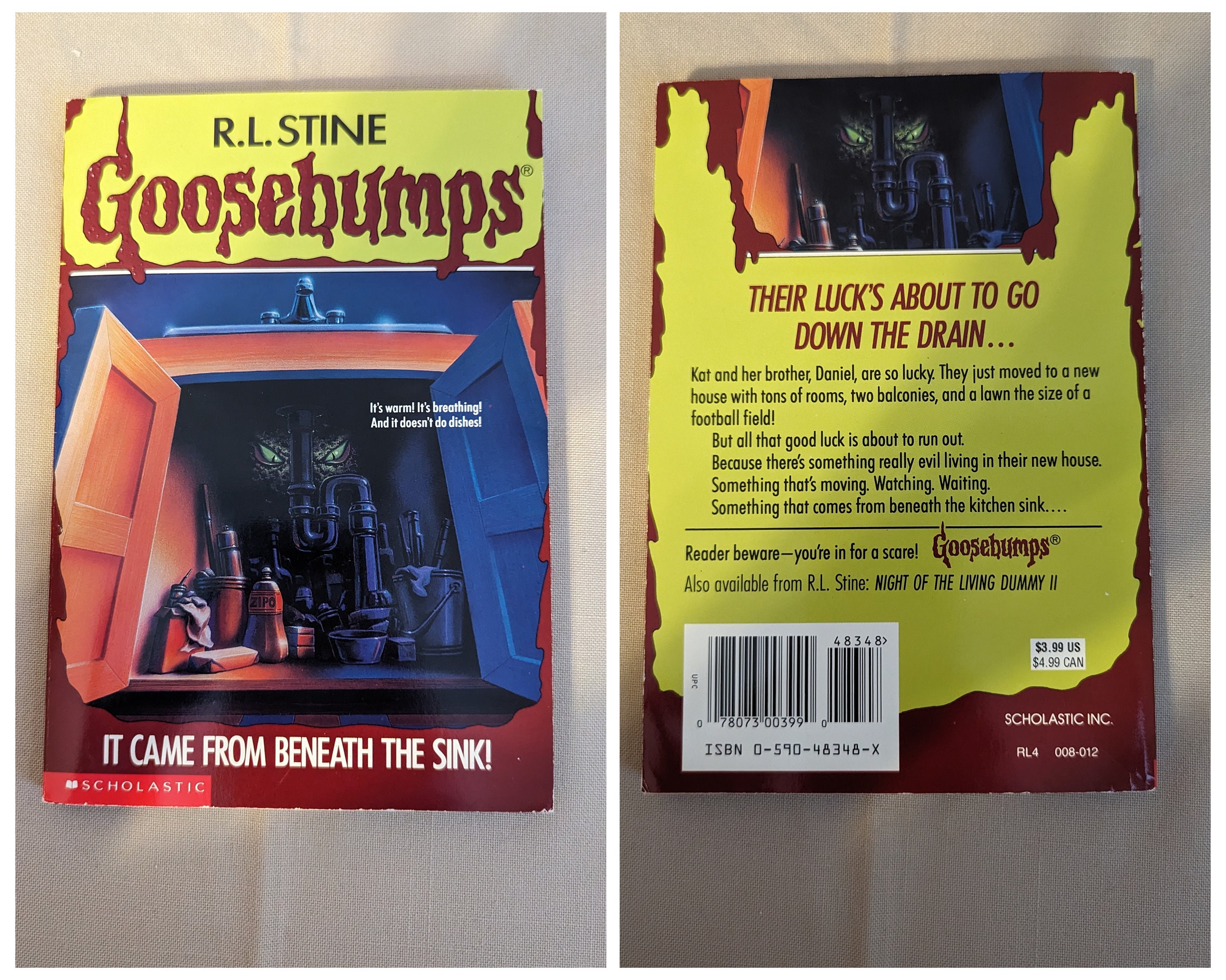 R.L. Stine Goosebumps Book Set - Etsy