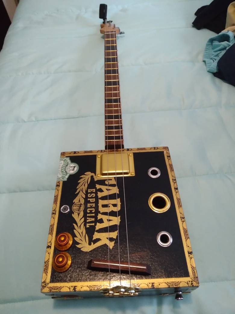 Handmade 3 String Cigar Box Guitar! Left or Right Handed **custom Made ...