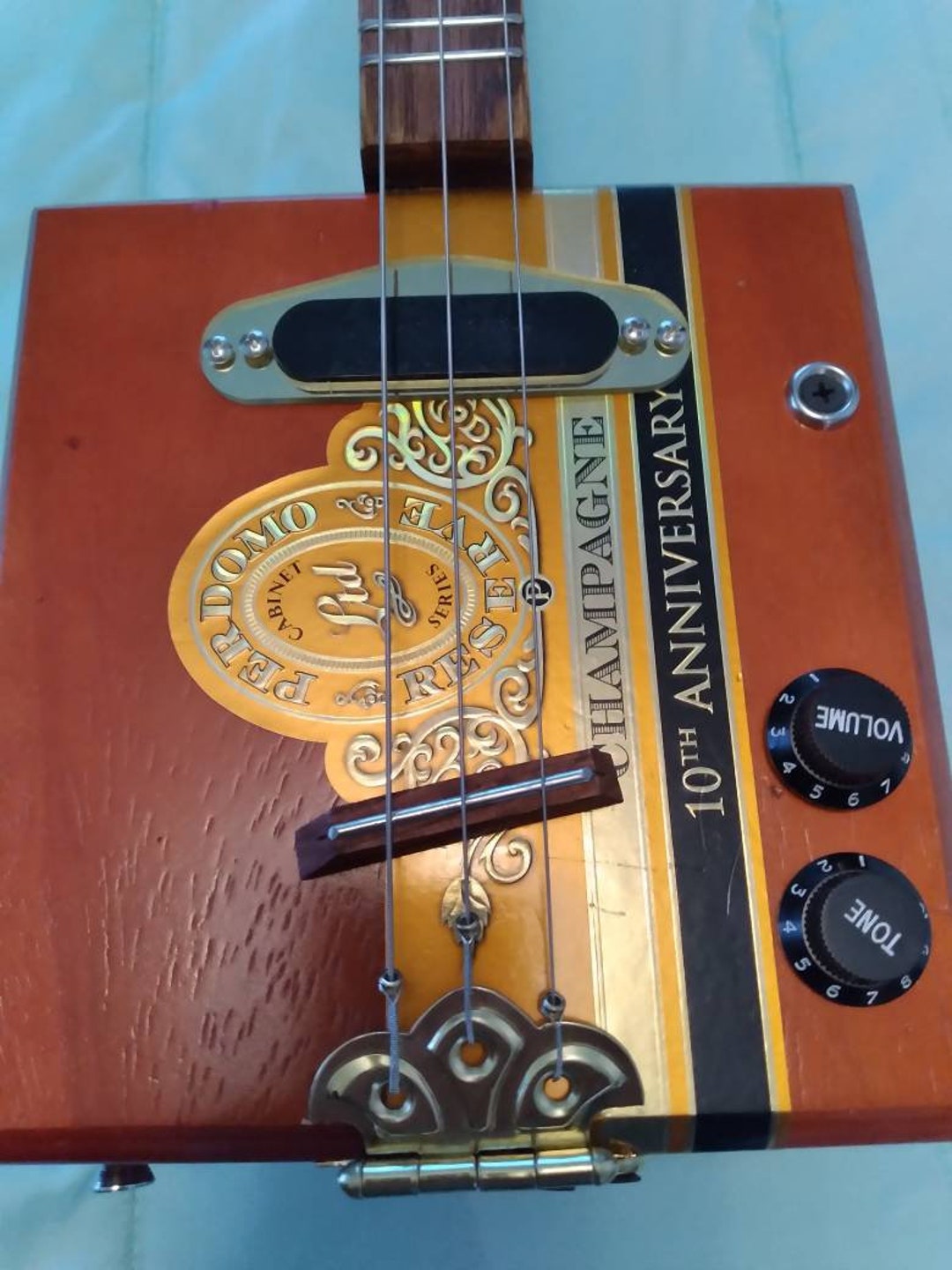 Handmade 3 String Cigar Box Guitar. Free Insured Shipping to Lower ...