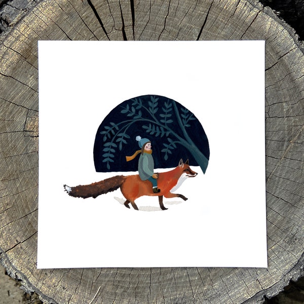 Whimsical Fox - Etsy