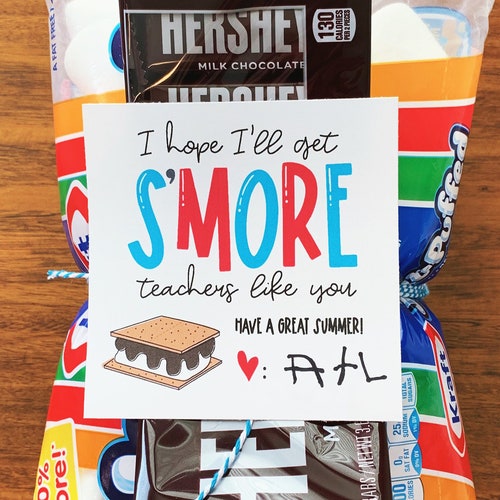 S'more Gift Tag I Hope I Get S'more Teachers Like - Etsy