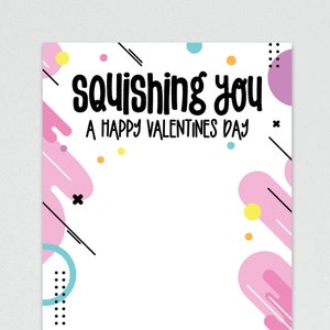 Squishy Toy Valentine - Squish Valentine – Non Candy Valentines ...