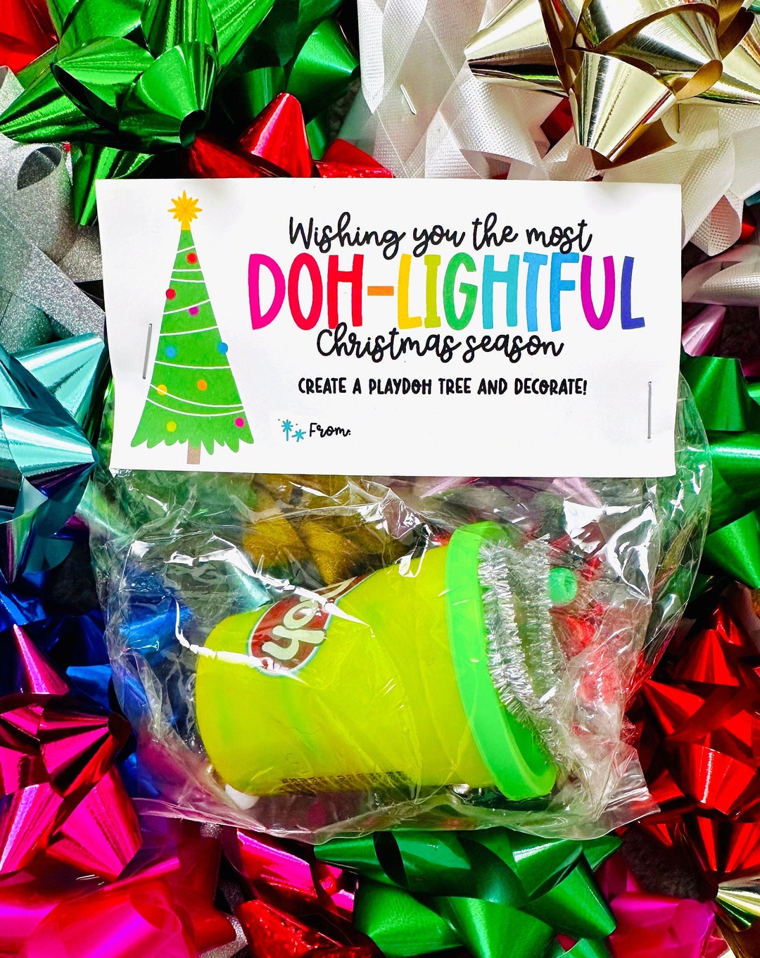 Christmas Play-dough - Gift Tag - INSTANT DOWNLOAD - Etsy