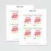 Spread Joy Not Germs - Gift Tag - INSTANT DOWNLOAD - Etsy