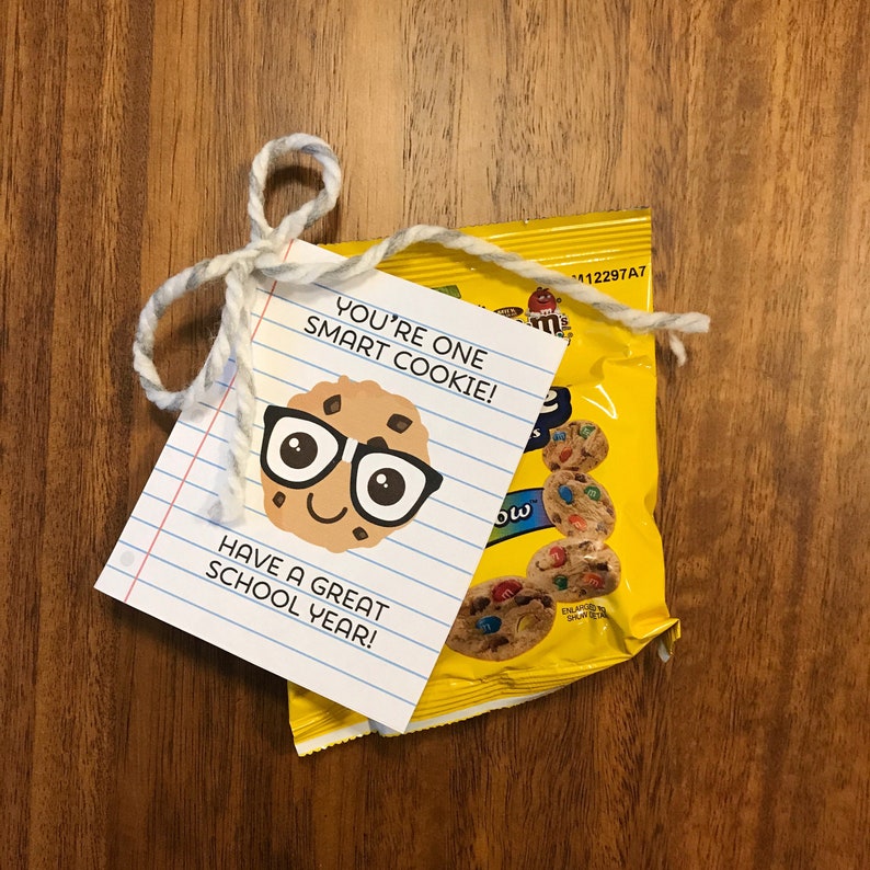 Smart Cookie Back to School Handout Tag (digital Download) - Etsy