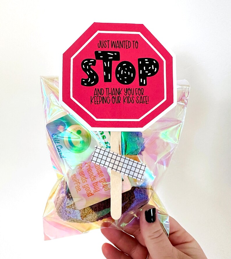 Crossing Guard Appreciation - STOP to Stay Thank You - INSTANT DOWNLOAD ...